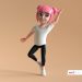 Meldon C4D Rigged Child cartoon stylized character