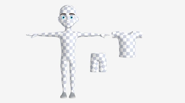 Meldon C4D Rigged Child cartoon stylized character