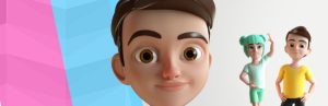 Meldon C4D Rigged Child cartoon stylized character